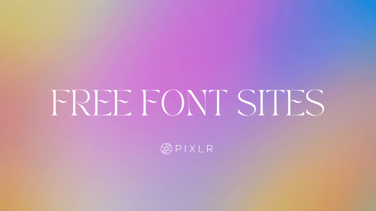 5 Best Free Font Sites for Designers - Pixlr Blog