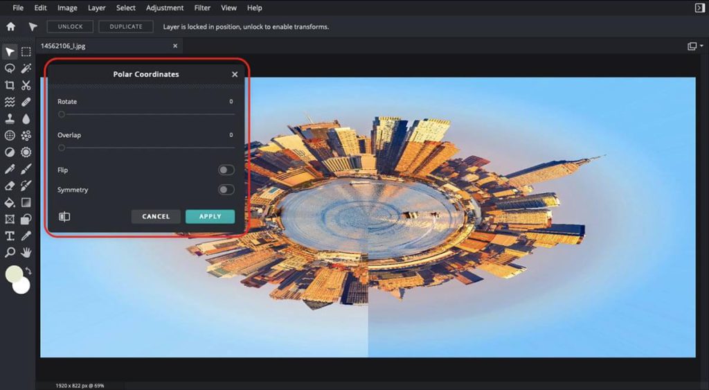 Transform Landscapes Into Tiny Planets With Pixlr’s Polar Coordinates ...