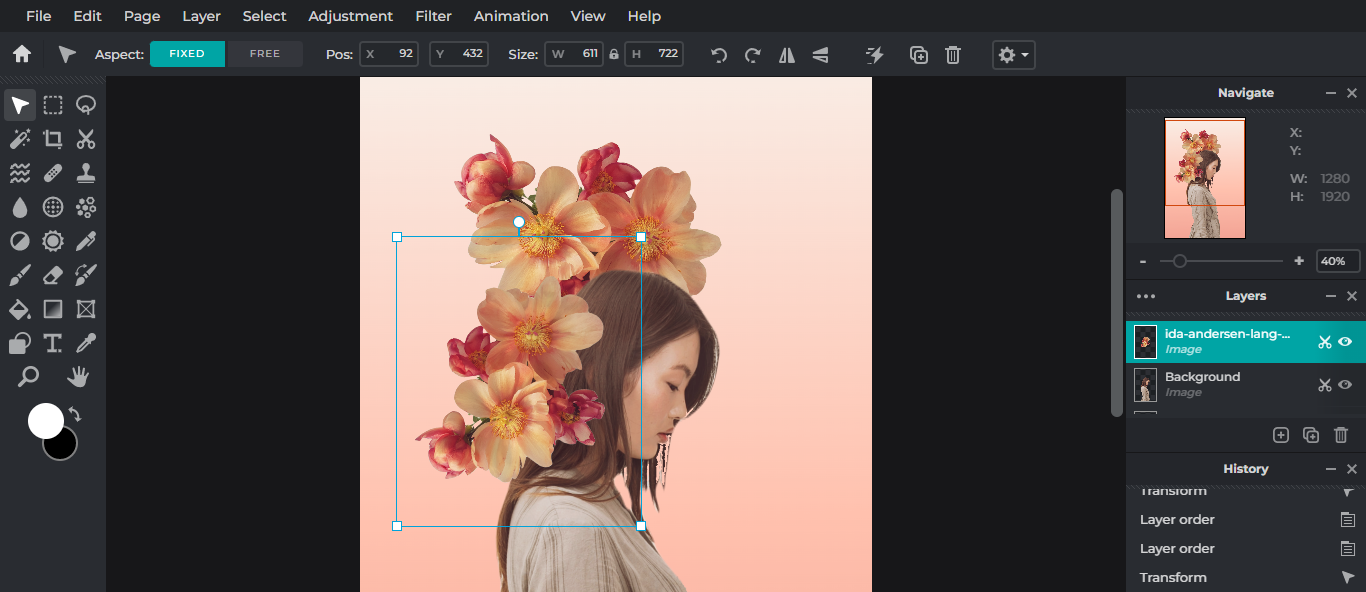 Create A Surreal Floral Montage for Spring in Pixlr E - Pixlr Blog
