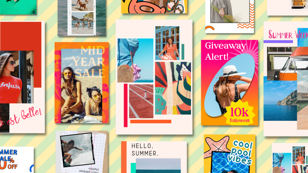 Breezing Fun: 5 Types of Summer Themed Stories Templates - Pixlr Blog