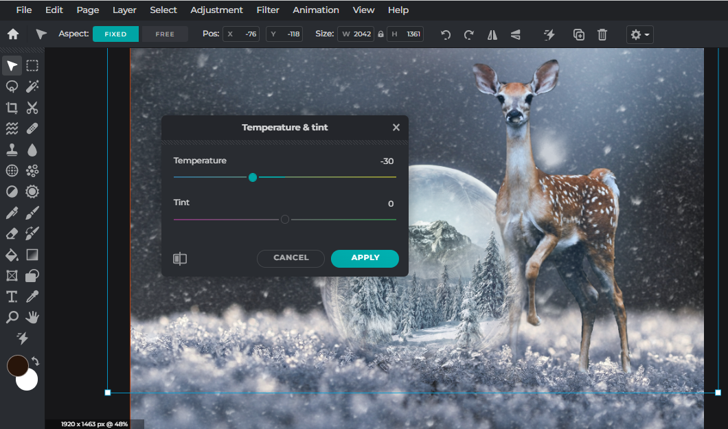 Create A Winter Wonderland Surreal Edit with Pixlr - Pixlr Blog