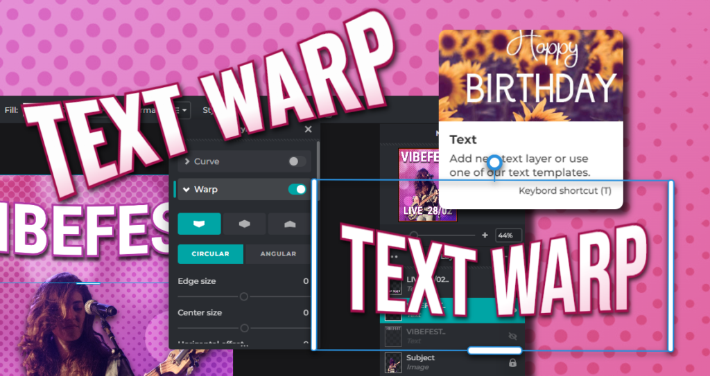 When Words Fail, Let Pixlr's Text Warp Do the Talking in Your Designs - Pixlr Blog
