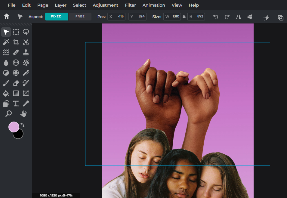 Shine Bright Like a Woman: Designing a Women's Day Poster with Pixlr ...