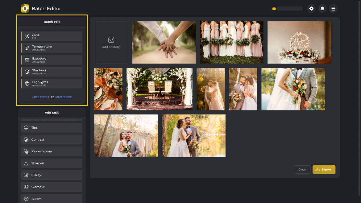 Batch Bliss: Transform Your Wedding Memories with Ease - Pixlr Blog